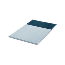 Tchibo - Hochwertiger Jacquard Duschvorleger - blau