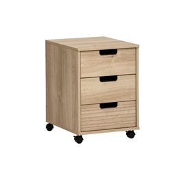 Tchibo - Rollcontainer &raquo;Emmik&laquo; - 40x50x57cm - schwarz - Holz / Kunststoff / Metall