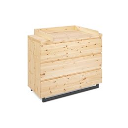 Tchibo - Schardt Wickelkommode &raquo;Zirbenholz&laquo; - 115x53x101cm - schwarz - Holz