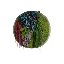 Tchibo - Moosbild &raquo;Hortensie&laquo; - blau
