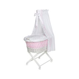 Tchibo - Schardt Stubenwagen &raquo;Babsi&laquo; - 90x55x70cm - wei&szlig; - Buchenholz / Schaumstoff / Baumwolle