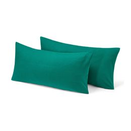 Tchibo - 2 Jersey-Kopfkissenbez&uuml;ge - gr&uuml;n