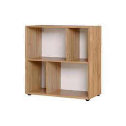 Tchibo - Regal &raquo;Coruna&laquo; - 80x41x82cm - braun - Holz
