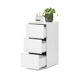 Tchibo - Schubladenkommode - 38x38x74cm - wei&szlig; - Holz