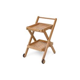 Tchibo - Kleiner Grillwagen &raquo;Lenja&laquo; - 50x56,5x78,5cm - braun - Eukalyptusholz / Stahl / Metall