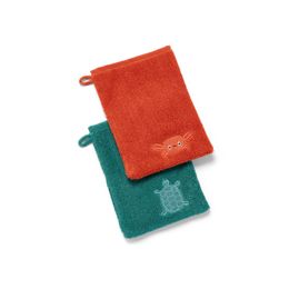 Tchibo - 2 Waschlappen - orange