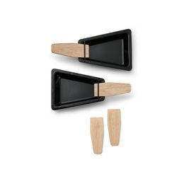 Tchibo - 2 Grill-Pf&auml;nnchen - schwarz