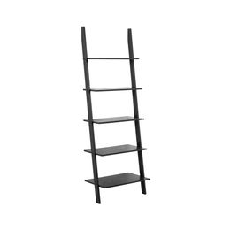 Tchibo - Wandregal - 63x38,5x183cm - schwarz - Holz / Holz