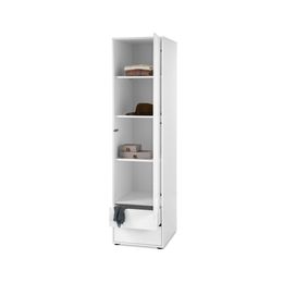 Tchibo - Schmaler Kleiderschrank &raquo;Flemming&laquo; - 50x60x195cm - wei&szlig; - Holz / Kunststoff