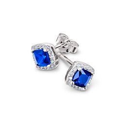 Tchibo - 925 Silber Ohrstecker &raquo;Royal Blue&laquo; - silber