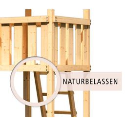 Karibu Spielturm &raquo;Luis&laquo; mit Doppelschaukel - blau