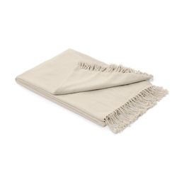 Tchibo - Chenille-Wohndecke - beige