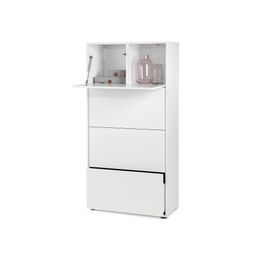 Tchibo - Regalmodul &raquo;Flemming&laquo; - 75x37,5x150cm - wei&szlig; - Holz / Kunststoff