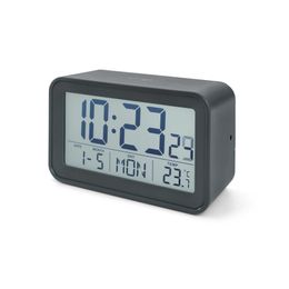Tchibo - LCD-Funkwecker - grau