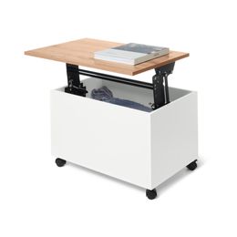 Tchibo - H&ouml;henverstellbarer Couchtisch - 65x45x41,5cm - braun - Holz