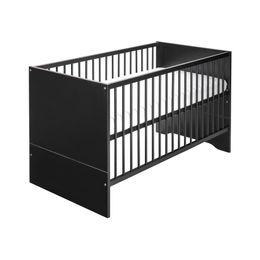 Tchibo - Schardt Kombi-Babybett &raquo;Melody&laquo; - 145x75x85cm - schwarz - Holz / Buchenholz