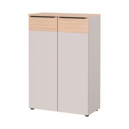 Tchibo - Aktenschrank &raquo;Oviedo&laquo; - 80x40x120cm - braun - Holz / Metall / Kunststoff