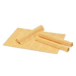 Tchibo - 4 Wende-Platzsets - senfgelb