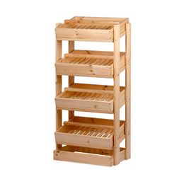 Tchibo - Vorratsregal - 35x53x116cm - naturfarben - Holz