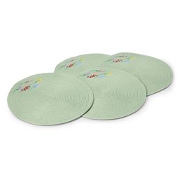 Tchibo - 4 Platzsets - gr&uuml;n