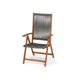 Tchibo - Hochlehner Rope - 56x69,5x109cm - grau -