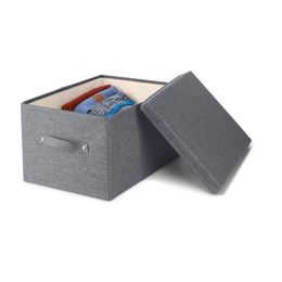 Tchibo - Ordnungsbox mit Deckel - grau