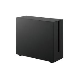 Tchibo - Yamazaki Kabelbox mit Rollen &raquo;Tower&laquo; - 15x34,5x40cm - schwarz - Stahl