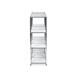Tchibo - Offenes Regal Metall &raquo;Cn3&laquo; - 115,5x40x120cm - chrom -