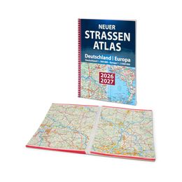 Tchibo - Buch &raquo;Neuer Stra&szlig;en-Atlas Deutschland/Europa 2026/2027&laquo;