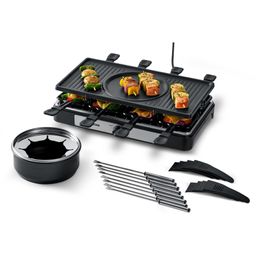 Tchibo - 2-in-1-Raclette-und-Fondue - silber
