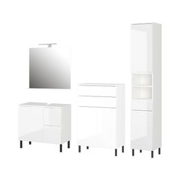 Tchibo - Set &raquo;Salinas&laquo; klein mit Kommode - 60x34x56cm - wei&szlig; - Holz