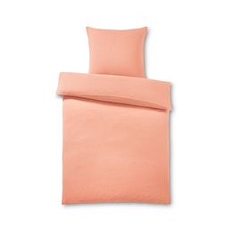 Tchibo - Musselin-Bettw&auml;sche - apricot