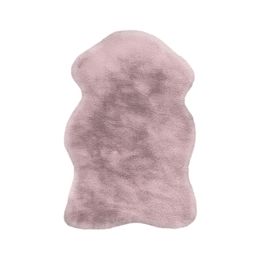 Kayoom Deko-Kunstfell &raquo;Rabbit Sheepskin 200&laquo; - ros&eacute;