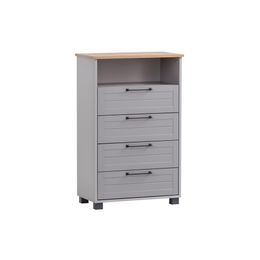 Tchibo - Schubladenturm &raquo;Jelda&laquo; - 62,5x34x102cm - schwarz - Holz / Metall / Kunststoff