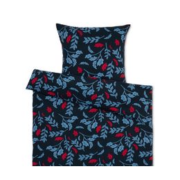 Tchibo - Winterjersey-Bettw&auml;sche - dunkelblau
