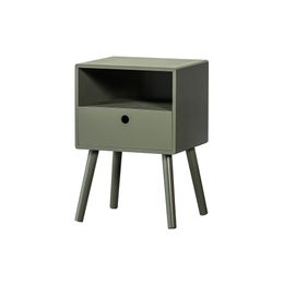 Tchibo - Woood Nachttisch &raquo;Ozzy&laquo; - 36x30x53cm - gr&uuml;n -