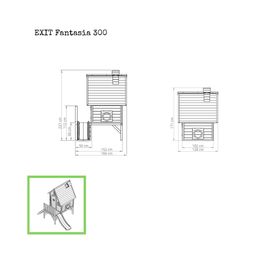 EXIT Spielhaus &raquo;Fantasia 300&laquo; - mehrfarbig