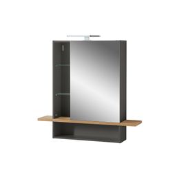 Tchibo - Spiegelschrank &raquo;Avellino&laquo; - 90x25x91cm - braun - Holz / Glas