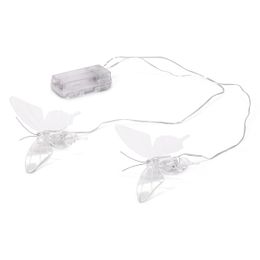 Tchibo - 2 LED-Outdoor-Schmetterlinge - 9x10x5cm - transparent -