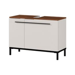 Tchibo - Waschbecken-Unterschrank &raquo;Yonkers&laquo; - 80x34x59cm - schwarz - Holz