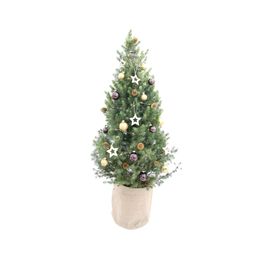 Tchibo - Echtes Weihnachtsb&auml;umchen mit Dekoration - braun