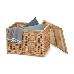 Tchibo - Truhe aus Geflecht - 68x45x45cm - braun -