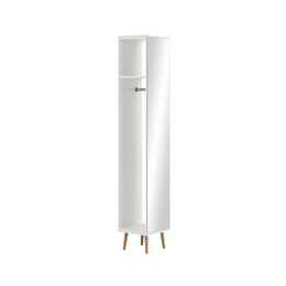 Tchibo - Spiegelregal Nordic &raquo;Jonte&laquo; - 35x33,5x194,5cm - braun - Holz / Eichenholz / Metall