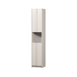 Tchibo - Woood Schrank &raquo;Basu&laquo; kiefer dust - 40x42x210cm - wei&szlig; - Holz