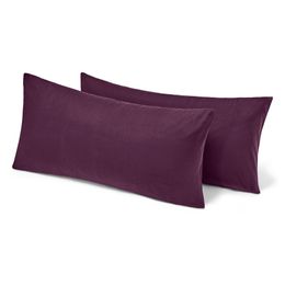 Tchibo - 2 Jersey-Kopfkissenbez&uuml;ge - lila