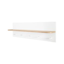 Roba Wandgardarobe &raquo;Ava&laquo; - 90x16,5x29cm - wei&szlig; - Holz / Holz