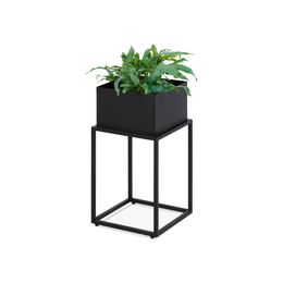 Tchibo - Pflanzenbox - 27x27x49cm - schwarz - Metall