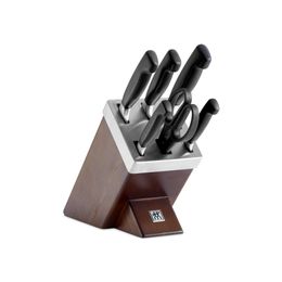 Zwilling **** Vier Sterne Selbstsch&auml;rfender Messerblock - silber