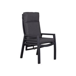 2 DeVries Montana Alu-Dining-Sessel - 60x62x109cm - grau -