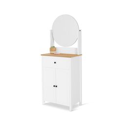 Tchibo - Schminkschrank &raquo;Clara&laquo; mit Spiegel - 70x41x178cm - schwarz - Holz / Echtholzfurnier / Metall